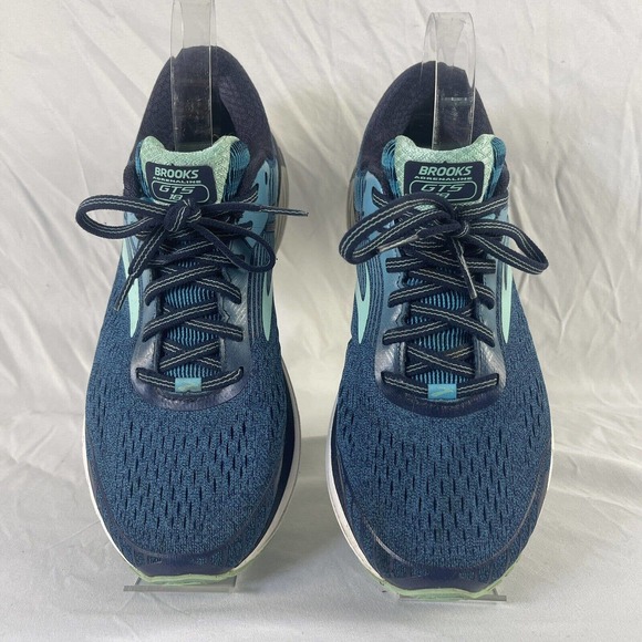 Brooks | Shoes | Brooks Gts 8 Running Shoes Womens 1 Blue Aqua Dna Flex ...
